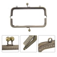 Uxcell Metal Purse Frames, 7.9" 4Pack Kiss Lock Clasp Frame for Coin ...
