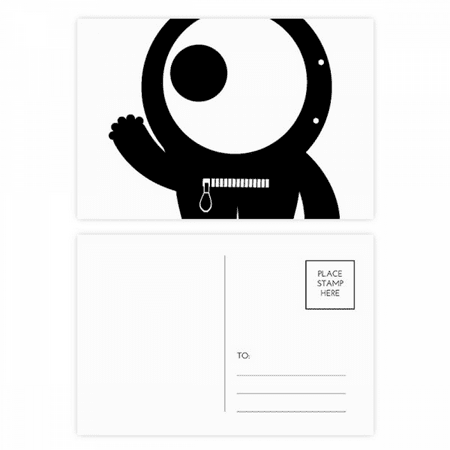 Universe Alien Monster Cyclops Alien Postcard Set Birthday Mailing ...