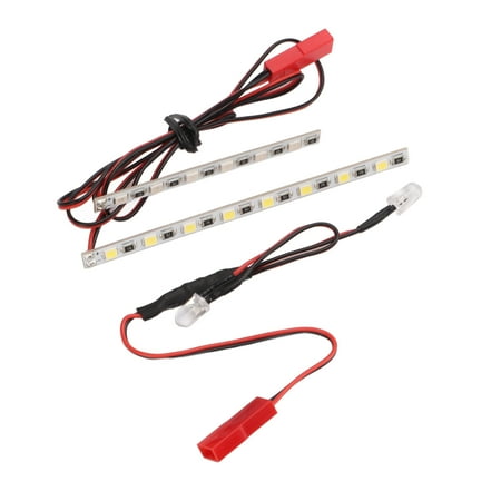 RC Front And Rear Light Bar, RC Light Bar White Red Light With Headlamp ...