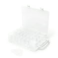 Dritz Thread Storage Box, Holds 48 Spools, Double-Sided, Transparent ...
