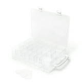 Dritz Thread Storage Box, Holds 48 Spools, Double-Sided, Transparent ...