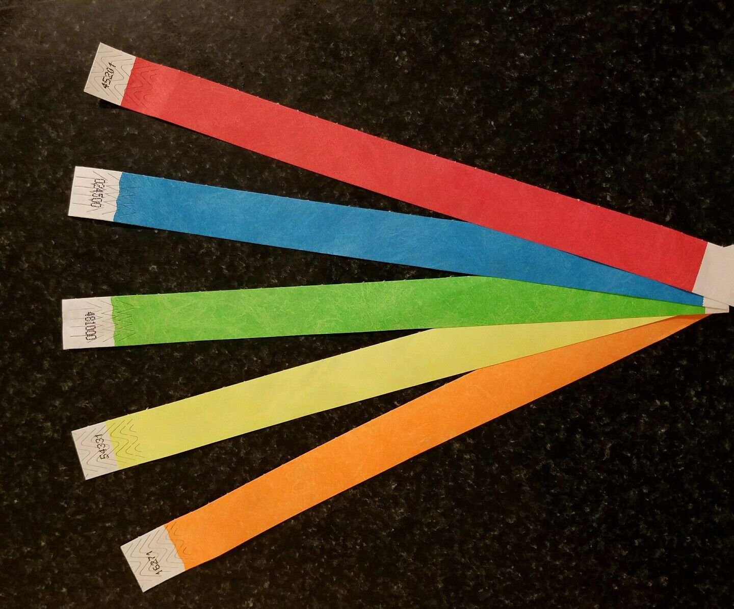200 3/4" Assorted Color Wristbands( 5 colors) - Walmart.com