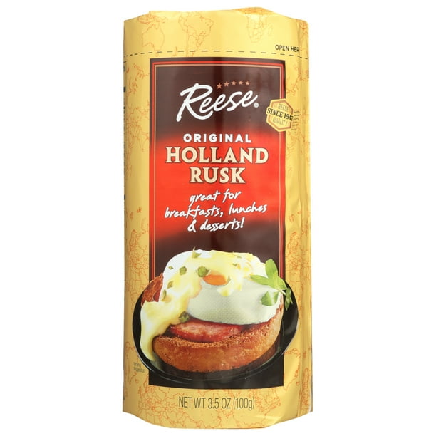 Reese Rusk, Holland Rusk, Original, 3.5 Oz. - Walmart.com - Walmart.com