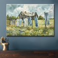 1 Unique Style Solid Wood Frame Canvas Painting Country Farmhouse ...