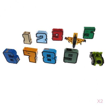 Numbers Transforming Armour Team Display Educational Toys | Walmart Canada