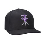 Men's Black The Undertaker Cross Snapback Hat - Walmart.com