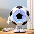 Electric Fan with Football Soccer Design Fast Cooling and Light Effects ...