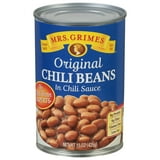 Mrs. Grimes Original Chili Beans 15 oz Can, Pack of 4 - Walmart.com