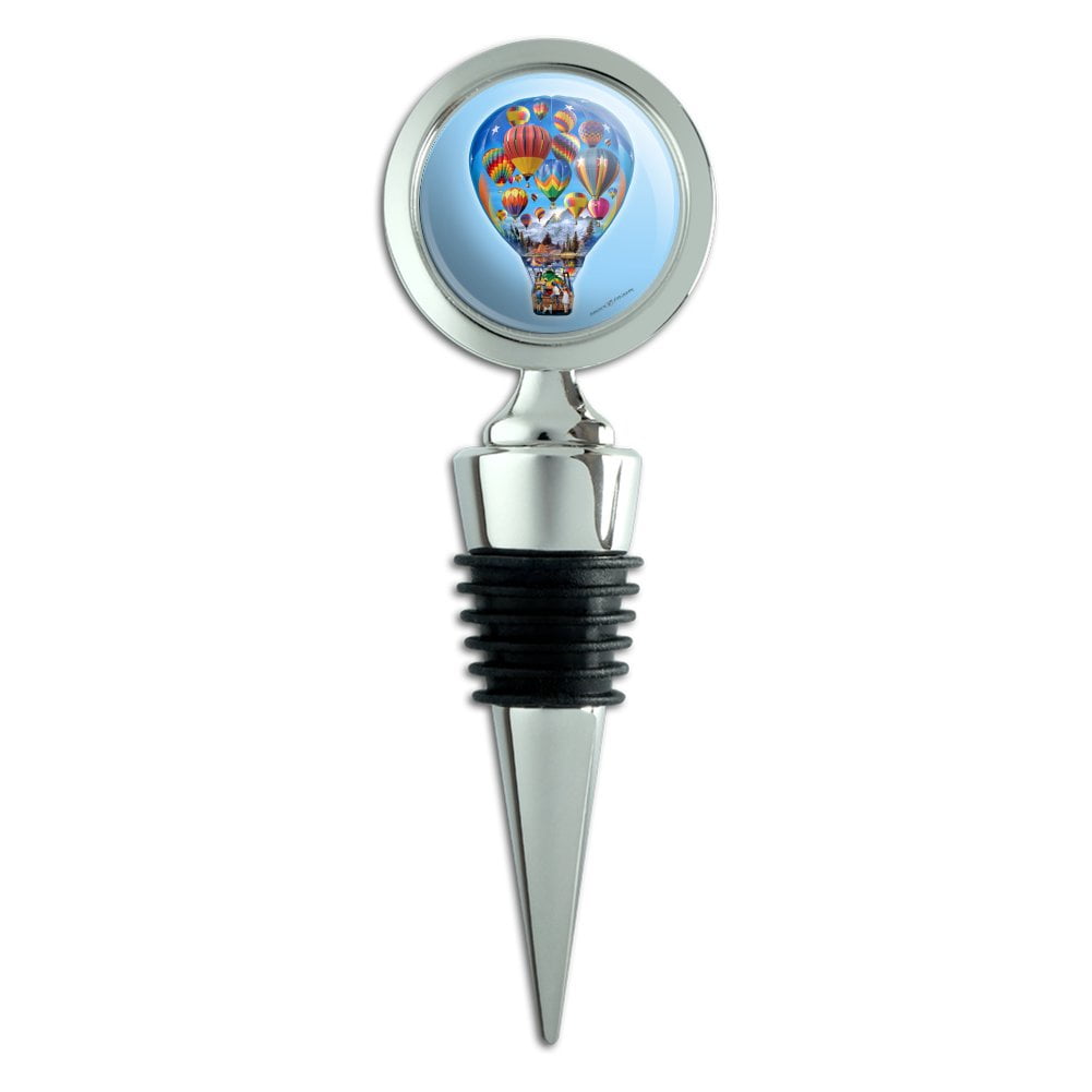 Hot Air Balloons in Balloon Wine Bottle Stopper - Walmart.com