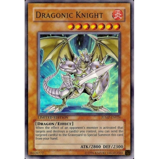 YuGiOh Shonen Jump Ultra Rare Dragonic Knight JUMP-EN026 - Walmart.com