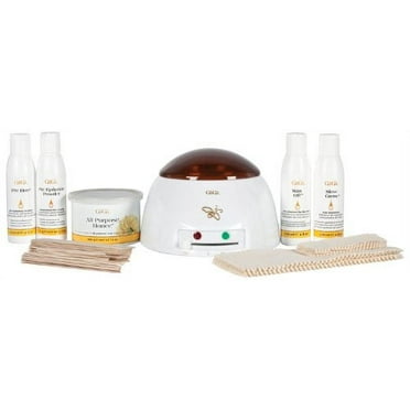Gigi Mini Pro Waxing Kit - Hair Removal Depilatory Starter Set for ...