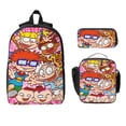 Backpack 3Pcs Set, Fashion Large Capacity Travel Laptop Bag, Cute ...