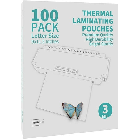 100 Pack Thermal Lamina Pouches,il Lamina Sheets,911.5 Inches, Letter ...
