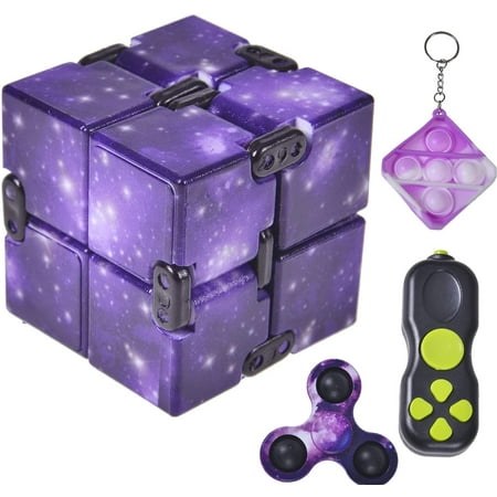 Infinity Cube Fidget Pad Toy Mini Pop Bubble Fidget Toy Pack Anxiety ...