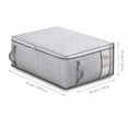 Clear Window Closet Storage Organizer Bag Foldable Fabric Clothes ...