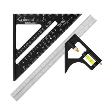 Ironton 7in. 4-in-1 Aluminum Rafter Angle Square - Walmart.com