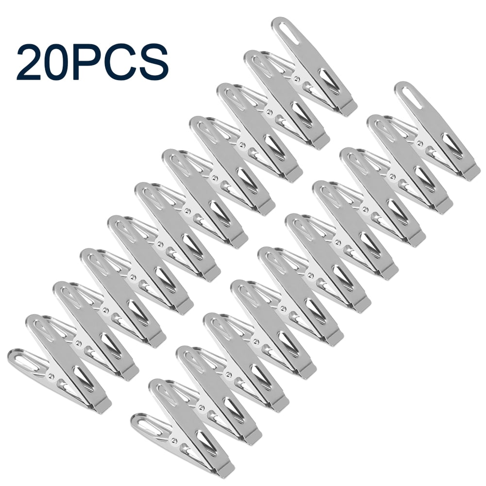 Click here for Unbranded Clothes Clip Holder 20pcs Stainless Stee... prices