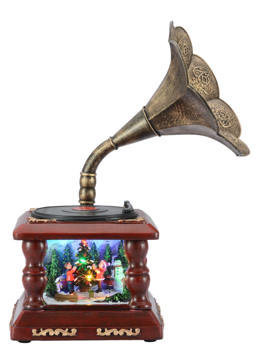 Holiday Time Gramophone Decor With Led - Walmart.com
