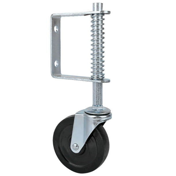 Spring Loaded Gate Wheel,4inch Rubber Gate Wheel Spring Loaded Wheel ...