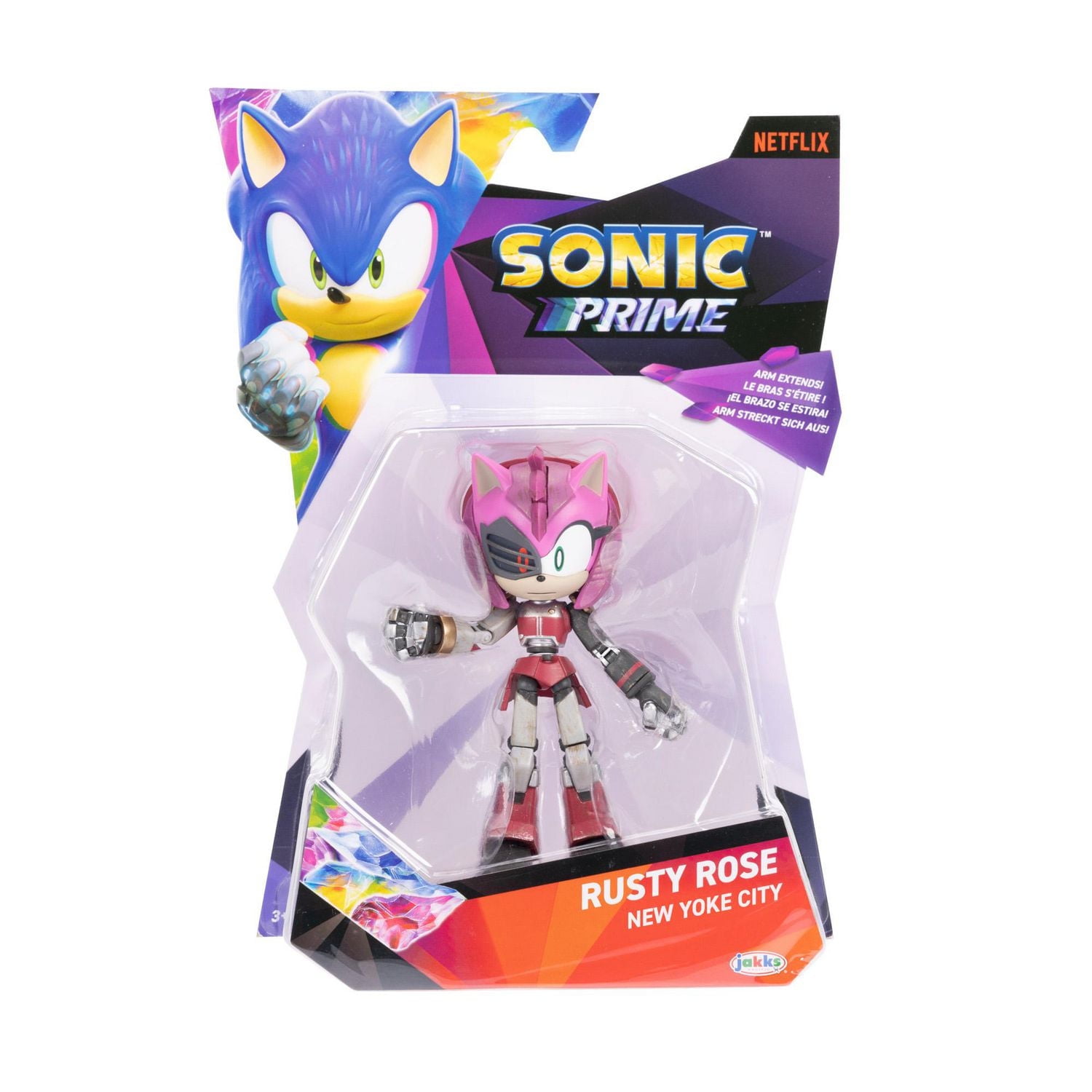 Click here for Sonic Prime - 5 Articulated Figure - Rusty Rose prices