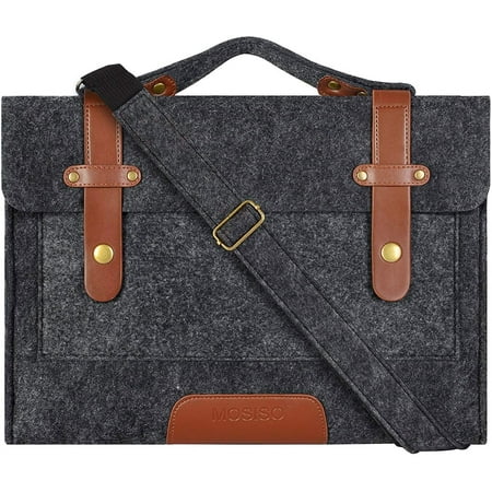 MOSISO Felt Laptop Shoulder Bag Compatible with 2019 MacBook Pro 16 ...