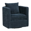 Comfort Pointe Banyon Gray Floral Fabric Upholstered Swivel Glider Barrel Chair - Walmart.com