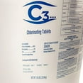 C3 - 25lb Chlorine Tablets, 3 inch for Swimming Pool & Spa with ...