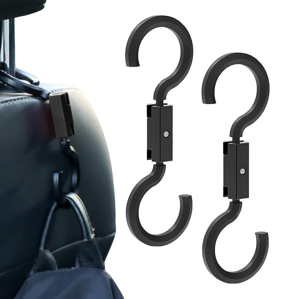 Tohuu Car Hook 2pcs Sturdy Back Front Seat Hanger Universal Adjustment ...
