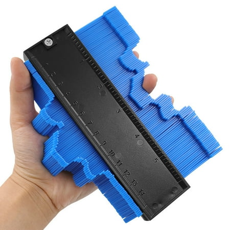 YDJKET [Blue] Contour Copier [Bubble Level][Mini Ruler]Shape Lock ...