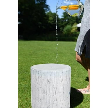 Delsit Lightweight Woody Tree Trunk Looking Outdoor Indoor Pouffe ...