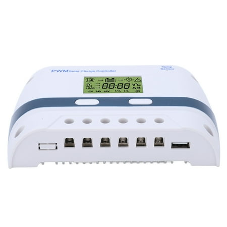 Solar Panel Regulator, TVS Light Protection IP32 Waterproof 12V 24V ...