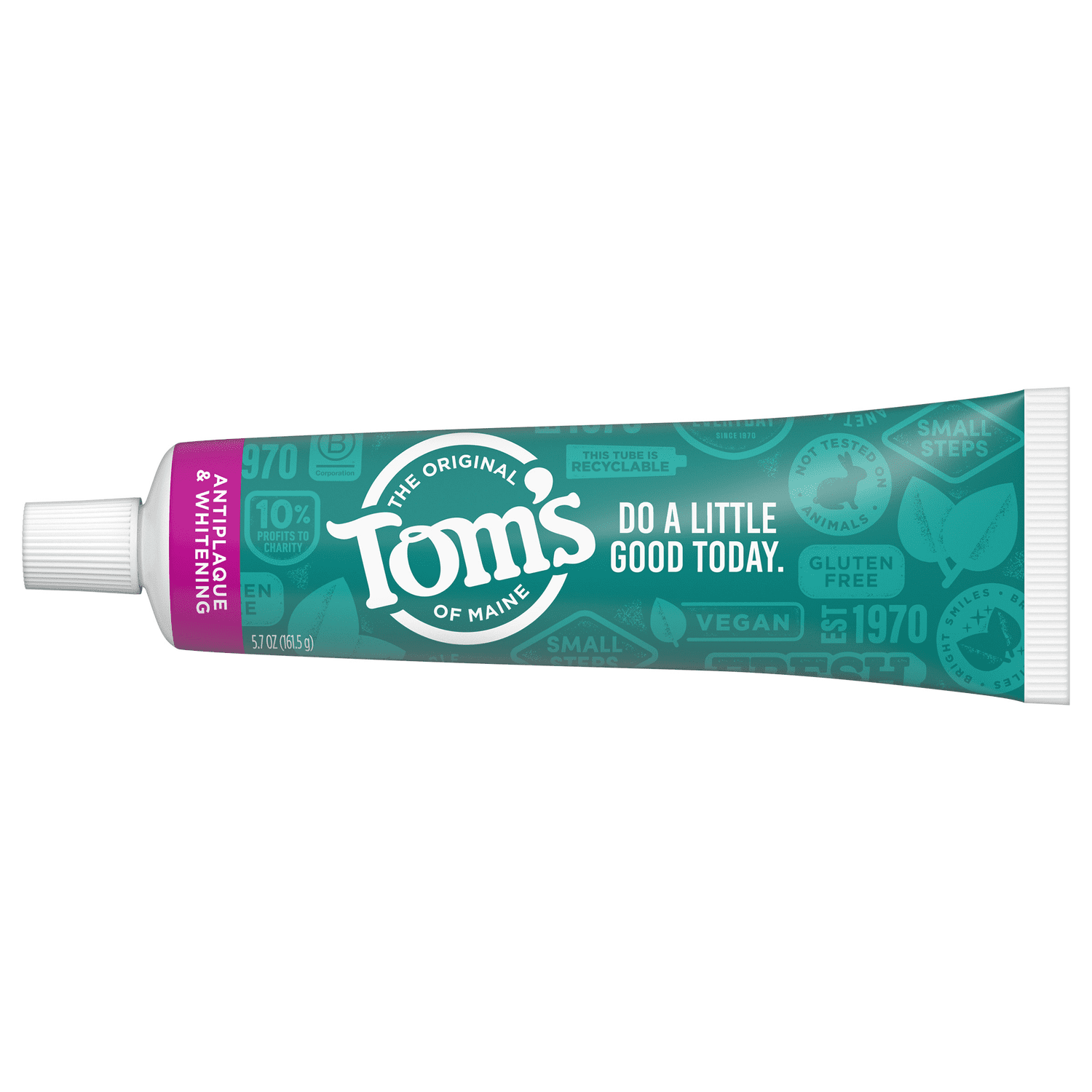 Tom’S of Maine Antiplaque & Whitening Toothpaste 5.7 Oz, 4-Pack ...