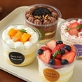 100 Sets Round Plastic Cups with Lids and Spoons, 8.45oz Dessert ...