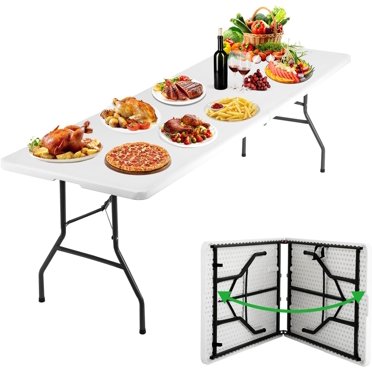 ZENSTYLE Lightweight & Compact Foldable Square Table - 3 feet Portable ...