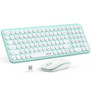 Cylo Wireless Touch Keyboard and Mouse Set Pink - Walmart.com