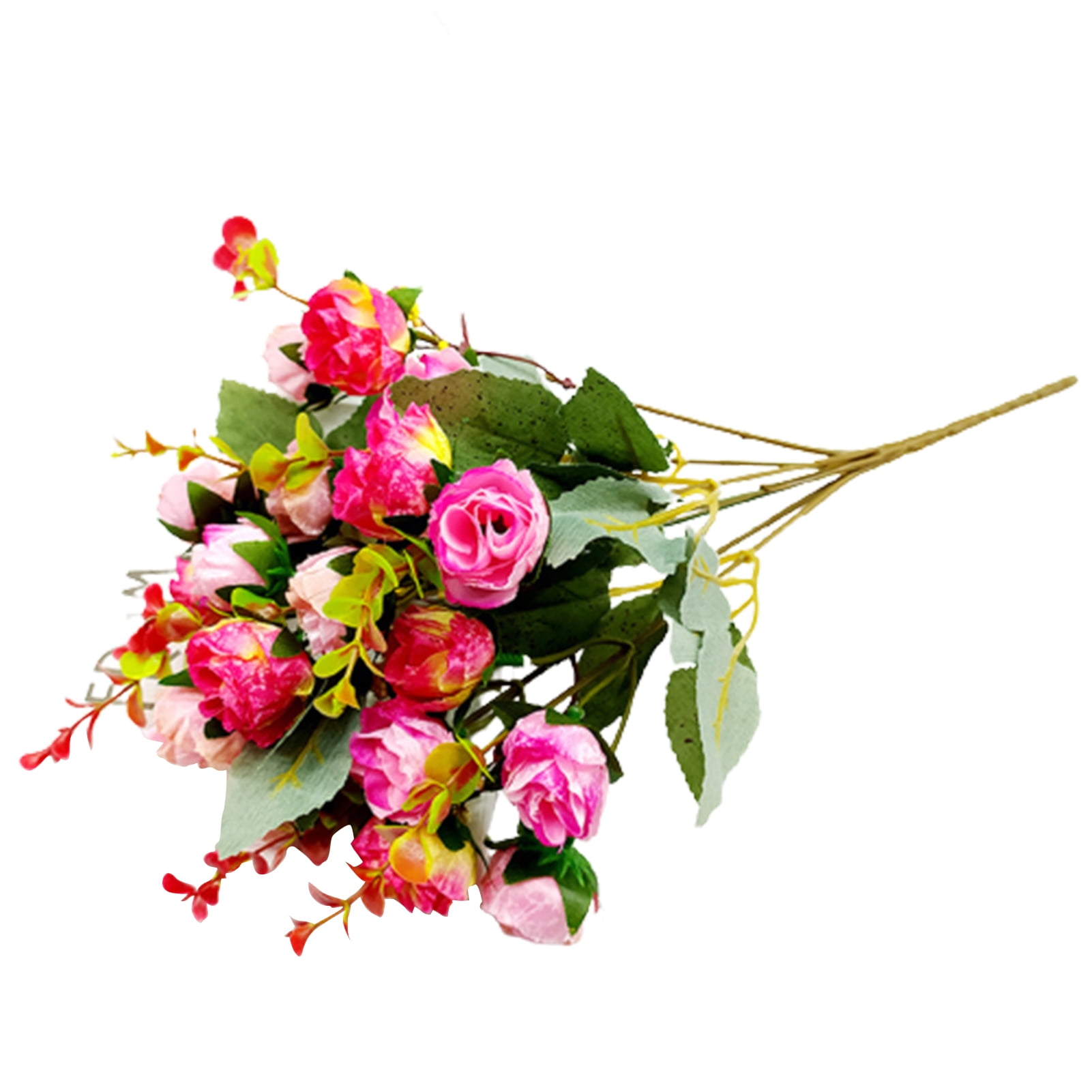 Yesbay 1Pcs Artificial Flower Bright-colored Faux Silk Flower ...
