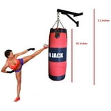 IRON BAR Heavy Bag Full Kit Boxing Punching Bag with Gloves Unfilled ...