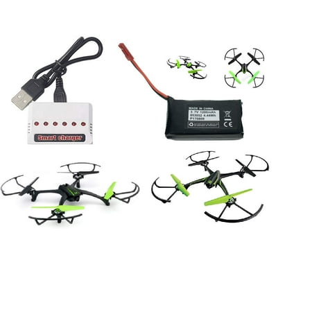 Sky Viper Drone Compatible 1200mAh Battery and Smart USB Charger. Set ...
