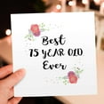 3drose, Floral Best 75 Year Old Ever Pink Flowers Cute 75th Birthday ...