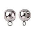 Resistant 304 Stainless Steel Tube Bails Loop Bails Rondelle Bail Beads ...