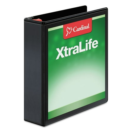 Cardinal XtraLife ClearVue Non-Stick Locking Slant-D Ring Binder, 3 ...