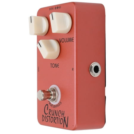 Distortion Pedal Dark Red Metal Classic British Rock Monoblock Guitar ...