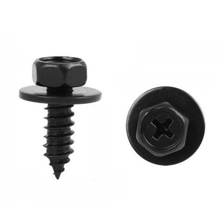 Awesitey 25pcs Metal Clip Self-Tapping Screw Clamps Car Bumper Clamp ...