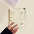 6 Rings PVC Binder Cover Water Resistant PVC Card Folder Covers ...