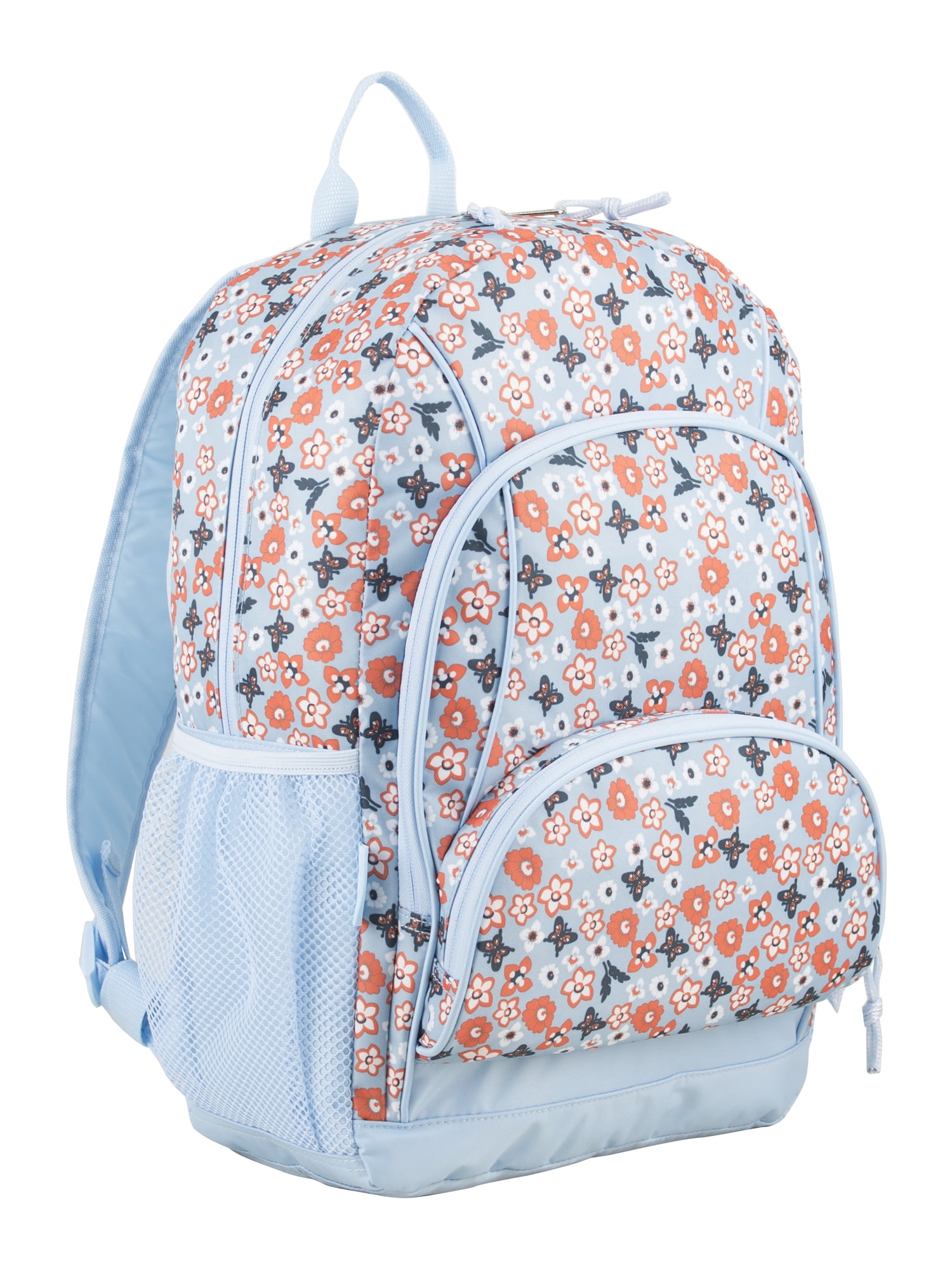 Eastsport Unisex Triple Pocket Backpack, Mini Flowers - Walmart.com
