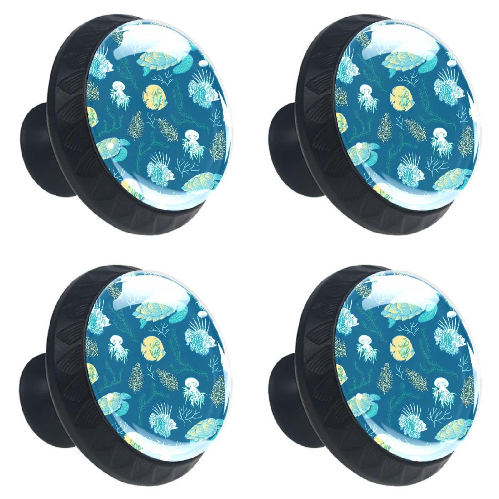4 Pcs Sea Beach Tortoise Knobs for Kitchen Cabinet Cupboard Dresser ...