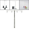 Rushawy Telescopic 4 Thread Spool Holder Quilting Metal Thread Stand ...