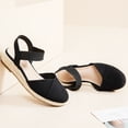 Women's Platform Wedge Heel Espadrille Sandals - Comfortable Insole ...