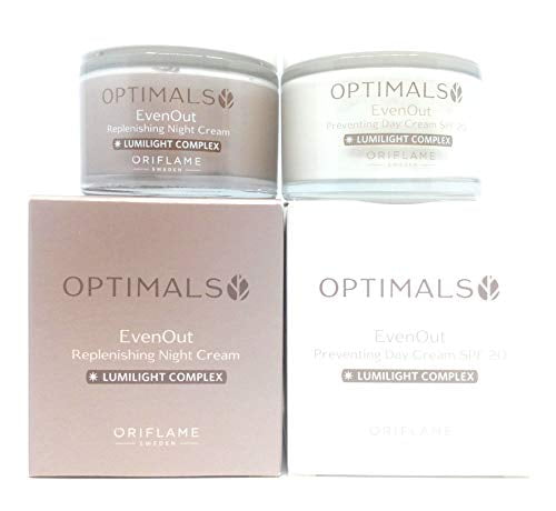 ORIFLAME Optimals Even Out Day Cream SPF20 + Night Cream Set of 2 ...