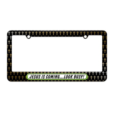 Jesus Saves, Religious License Plate Tag Frame, Multiple Colors ...